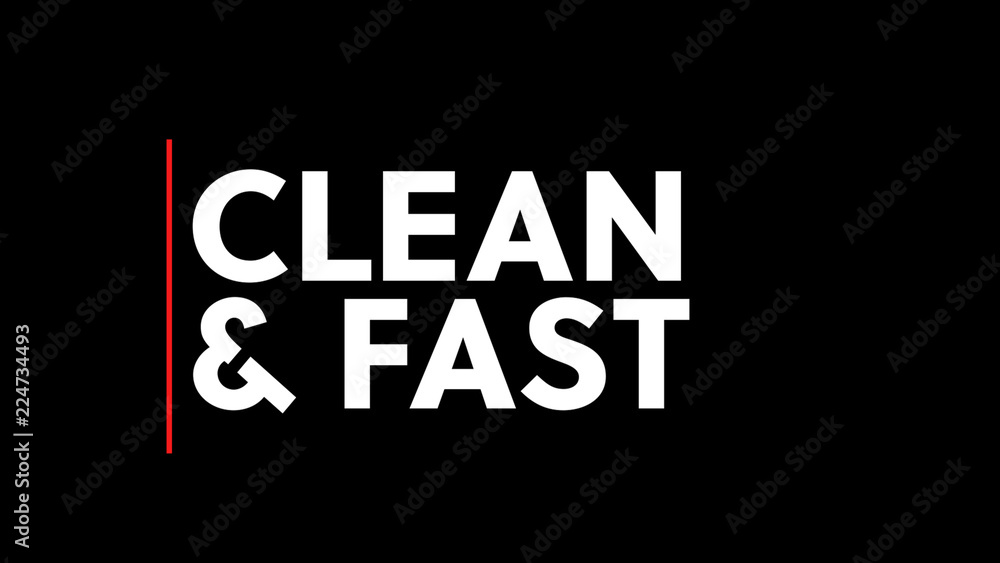 Line and Push Left Title Stock Template | Adobe Stock