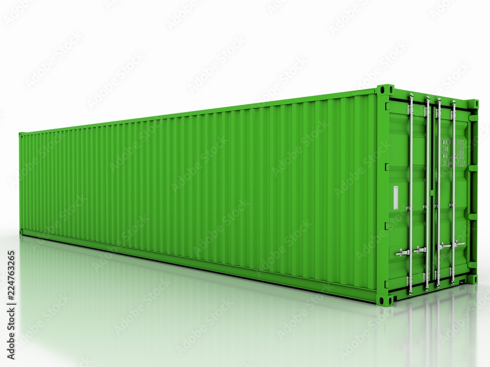 40ft shipping container Stock Illustration | Adobe Stock