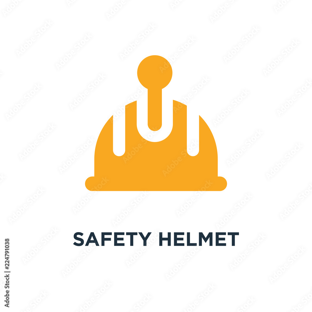 safety helmet icon. construction concept symbol design, work eng Stock ...