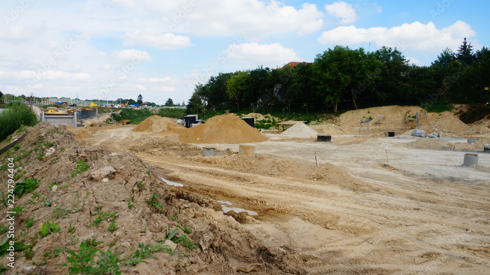 Bilder von Baustellen und Baugewerbe – Building site in Germany Stock ...