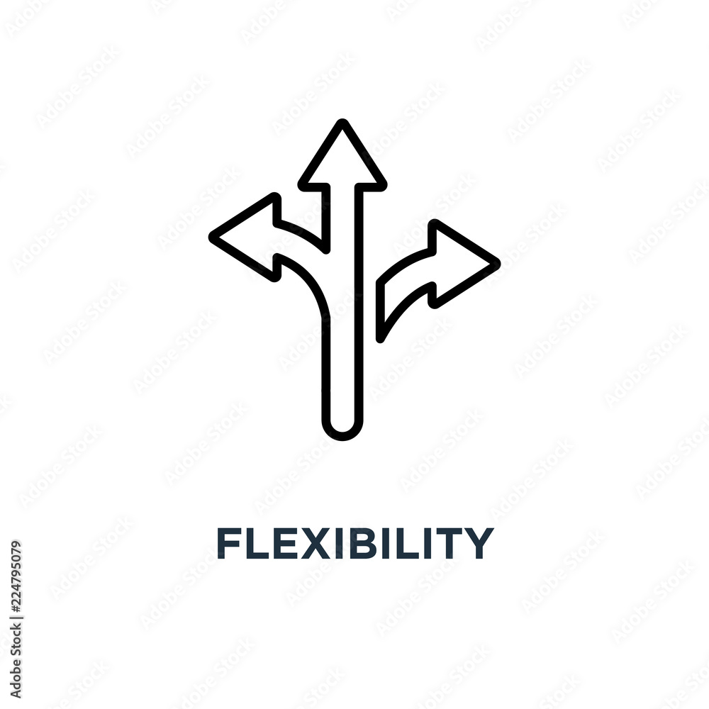 flexibility icon. flexibility concept symbol design, vector illu Stock ...