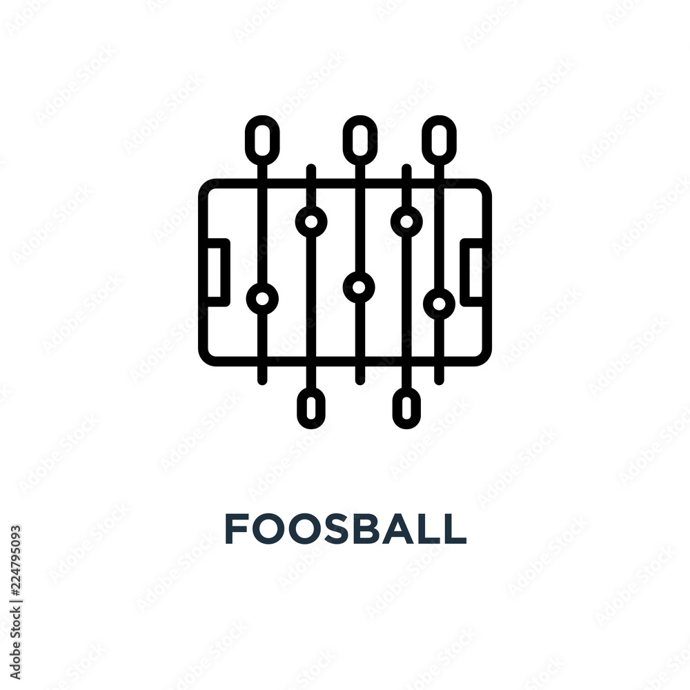foosball icon. foosball concept symbol design, vector illustrati Stock ...