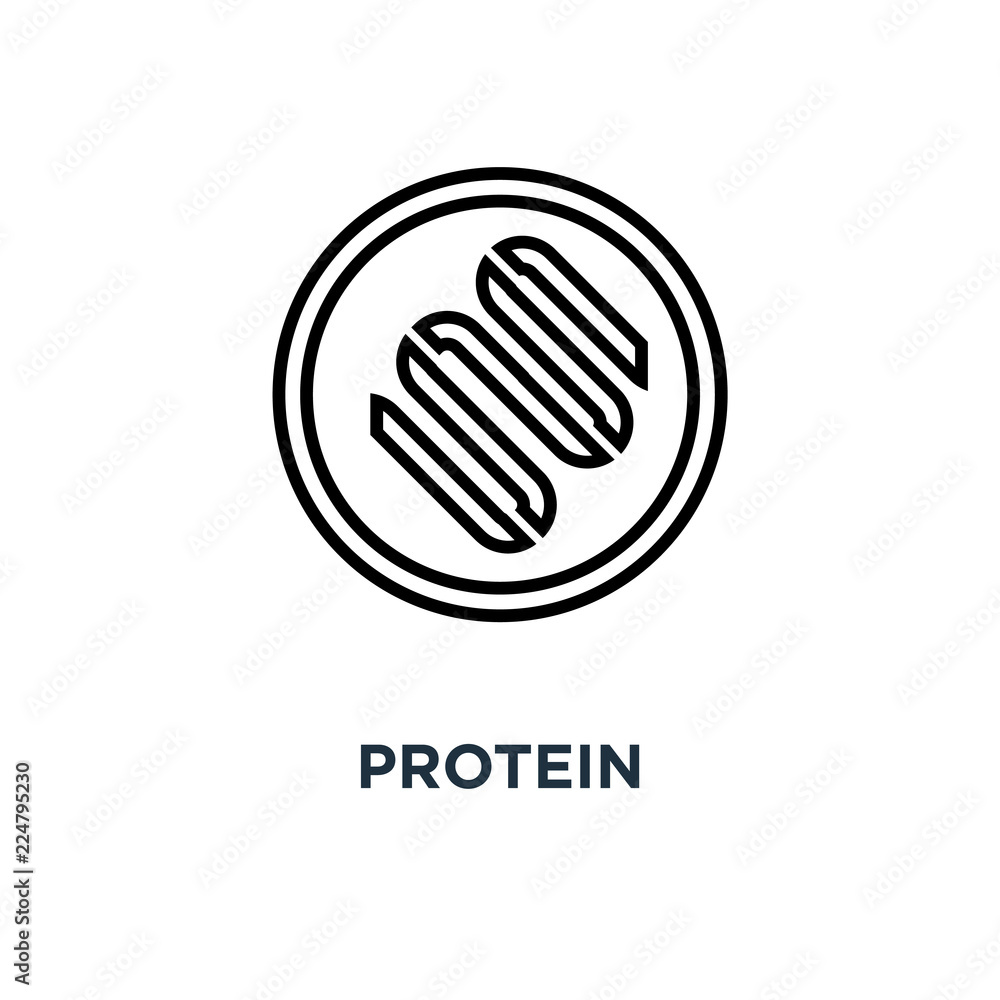 protein icon. protein concept symbol design, vector illustration Stock ...