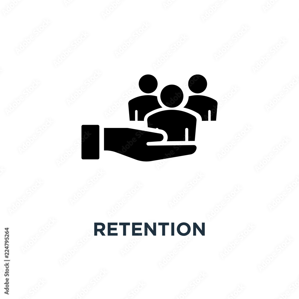 retention icon. retention concept symbol design, vector illustra Stock ...