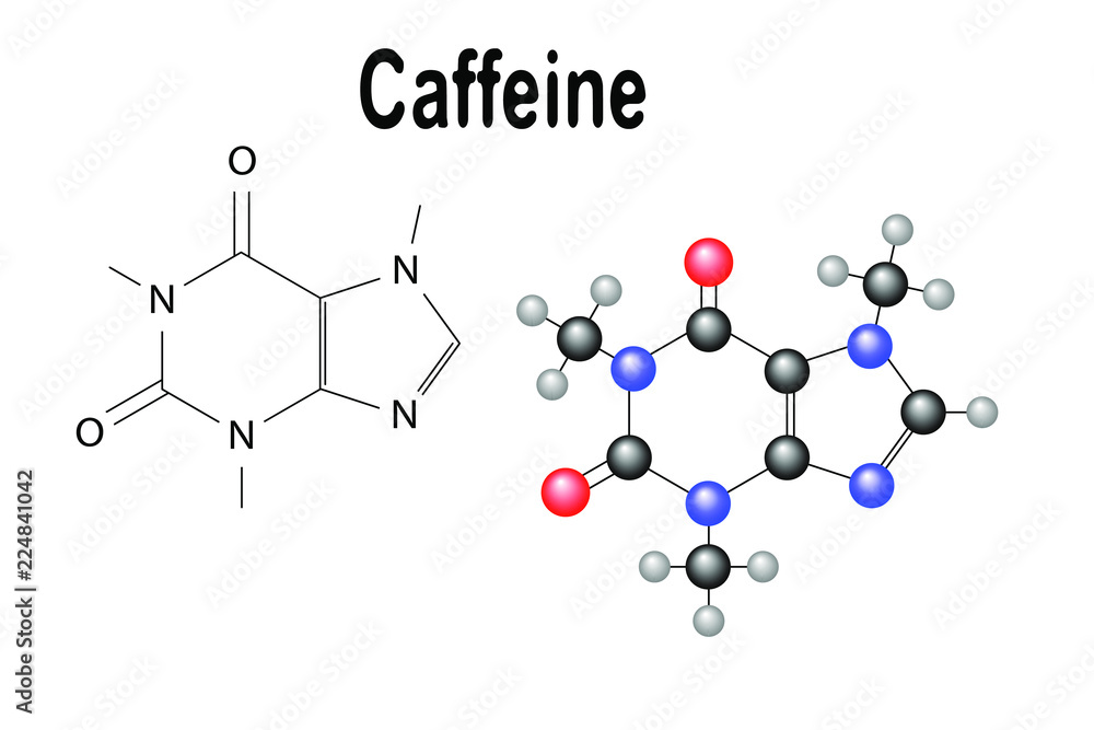 Caffeine Molecular Structure Caffeine Molecular Structure
