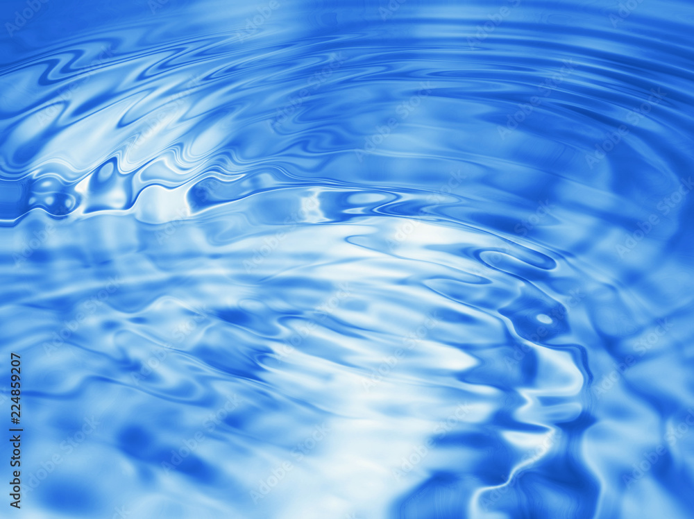 Bright blue abstract background with water ripples pattern Stock ...
