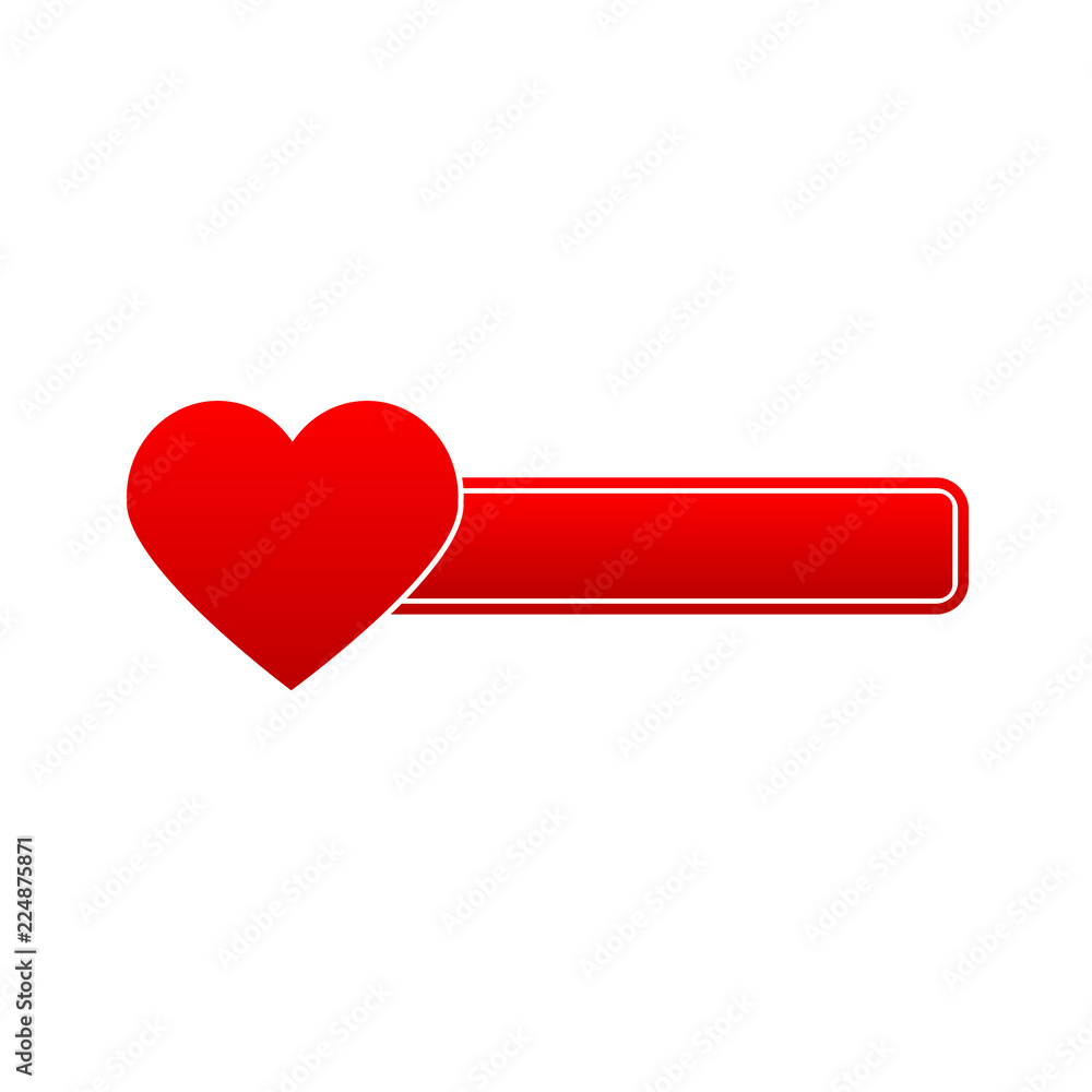 Health bar icon Stock Vector | Adobe Stock