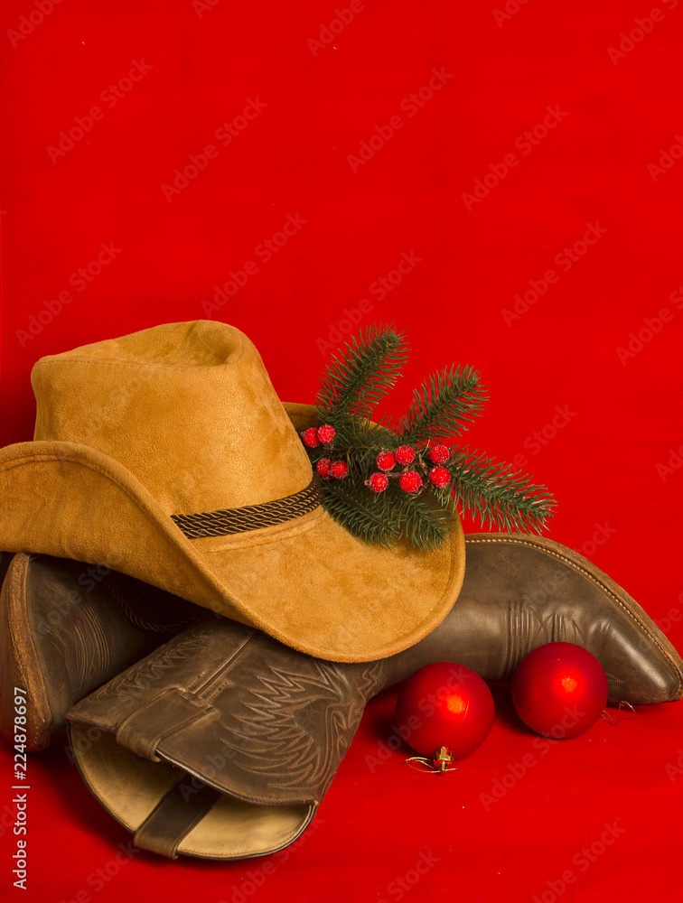 Cowboy Santa Background