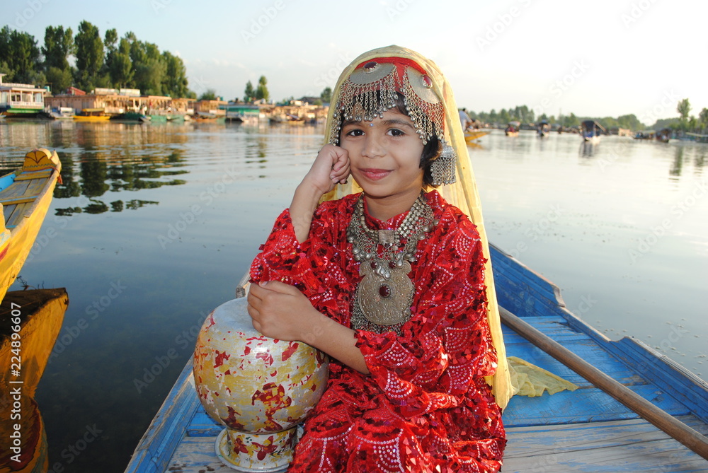 Beautiful kashmiri girl Stock Photo | Adobe Stock