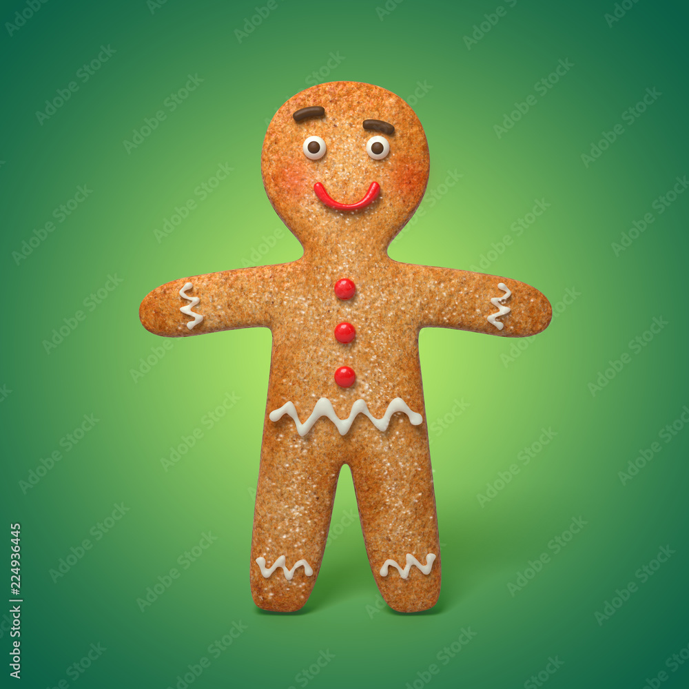 Funny Gingerbread Man