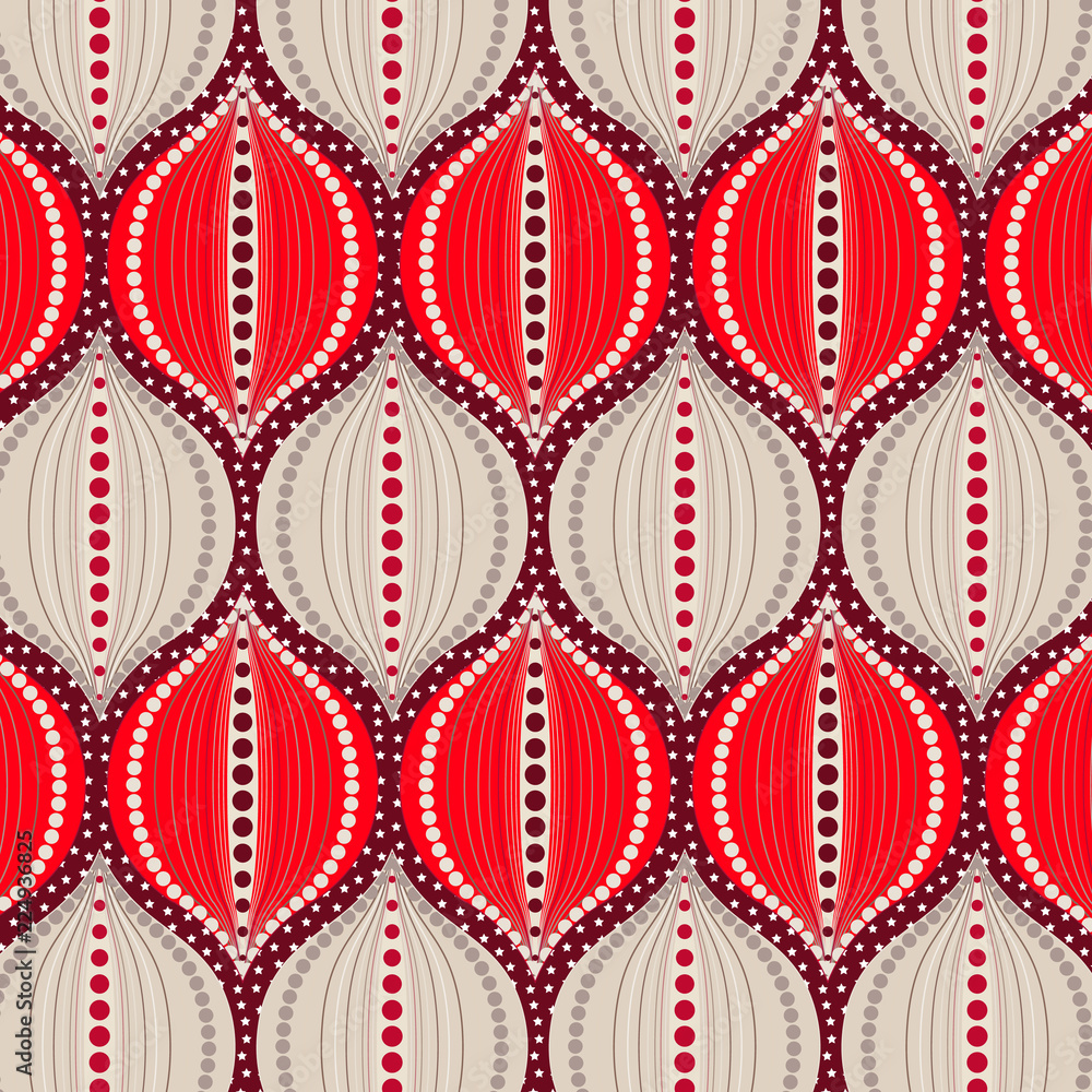 Textile Design Pattern Repeat