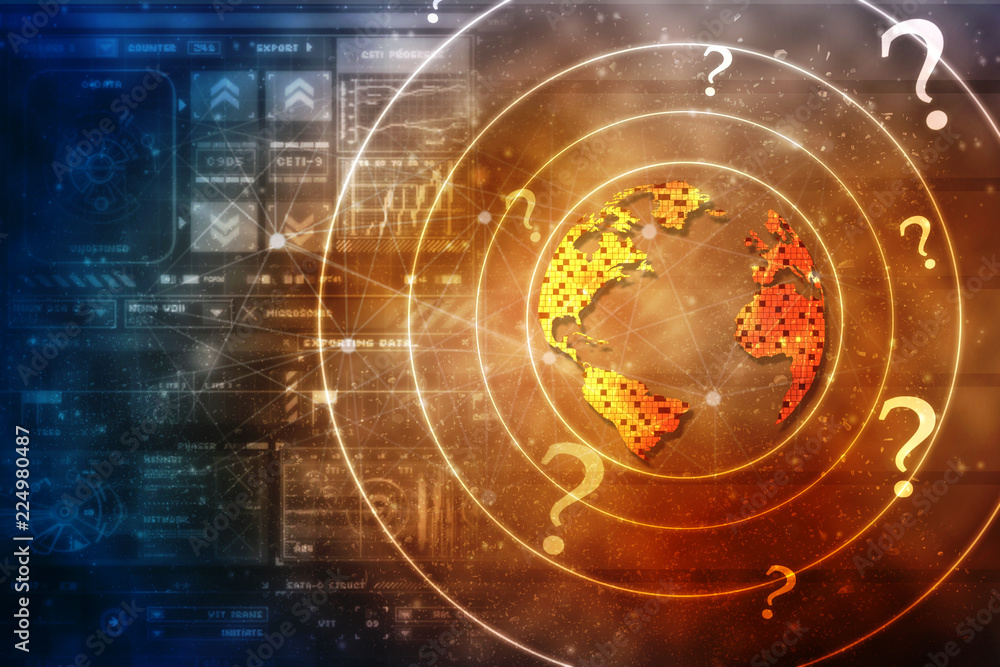 2d illustration question mark 2d illustration question mark 2d ...