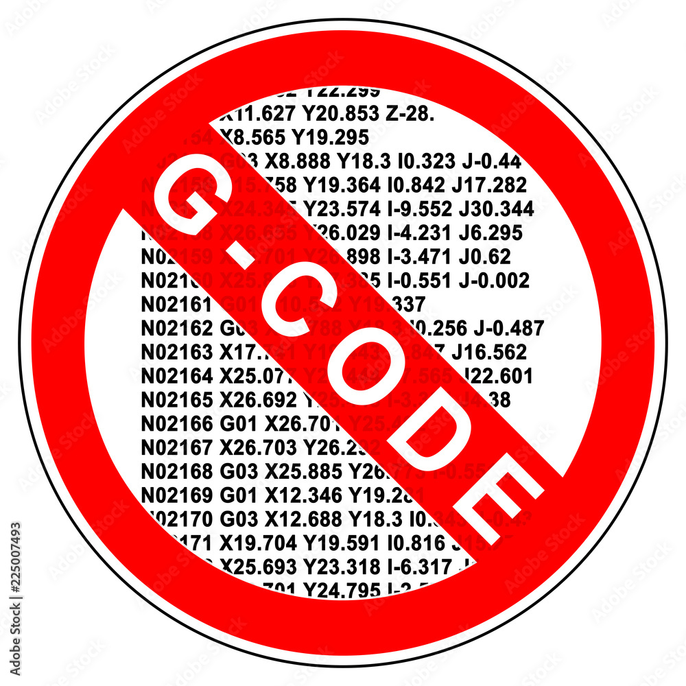 srr462 SignRoundRed - german - Verbotszeichen: CNC Programmierung ...