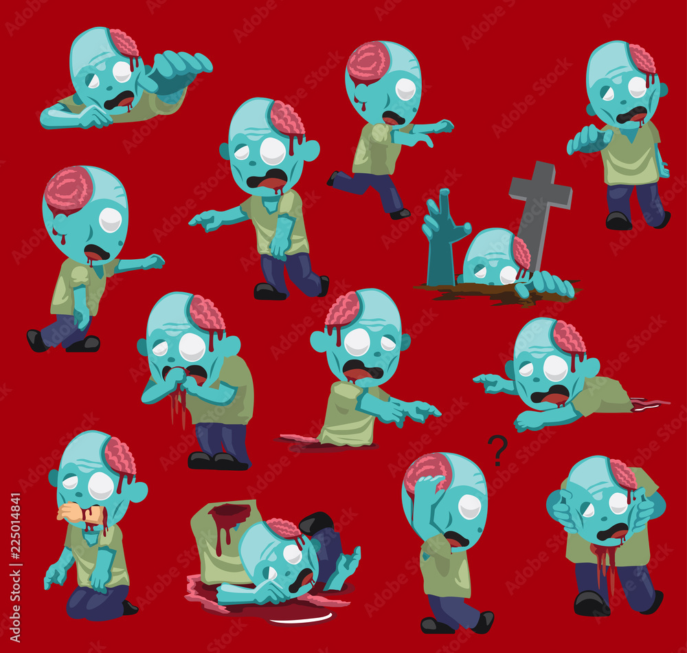 Cute Zombie Cartoons