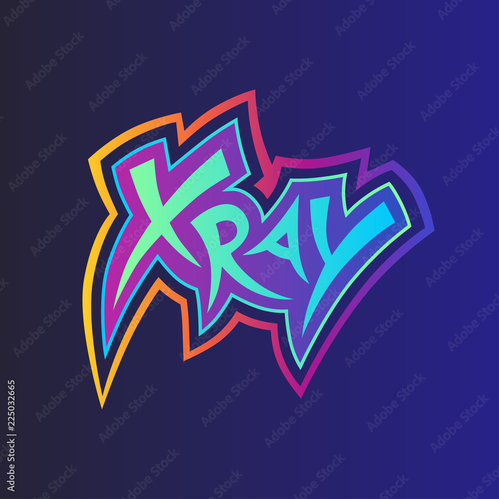 X-ray logo template. Stock Vector | Adobe Stock