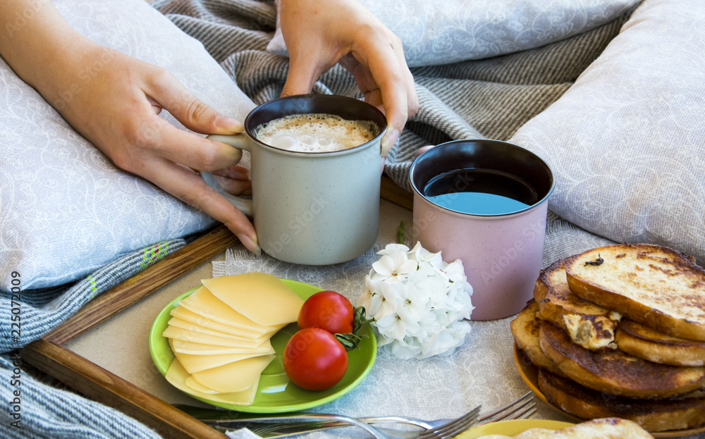 Delicious Breakfast In Bed