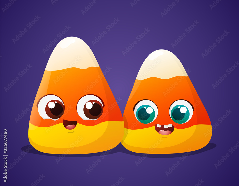 Cute Candy With Faces