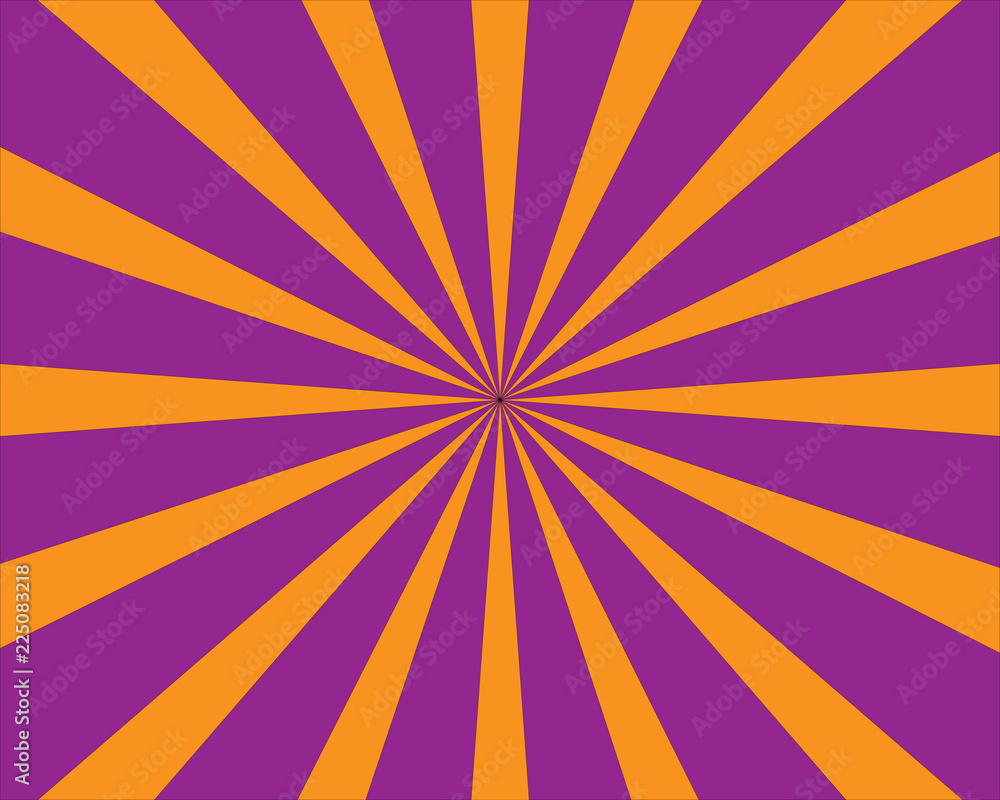 Sala De Estar Morada Y Naranja