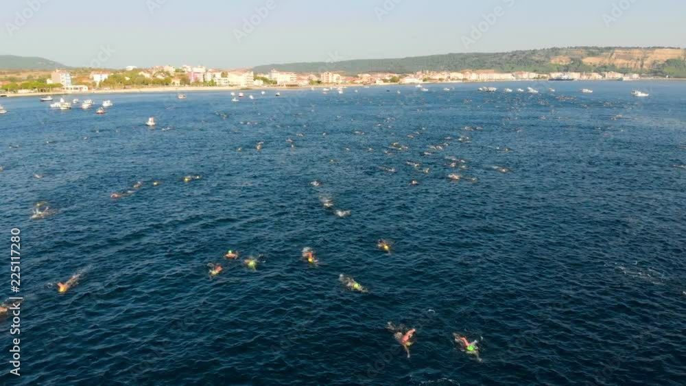 The Hellespont and Dardanelles crossing is a significant open water ...