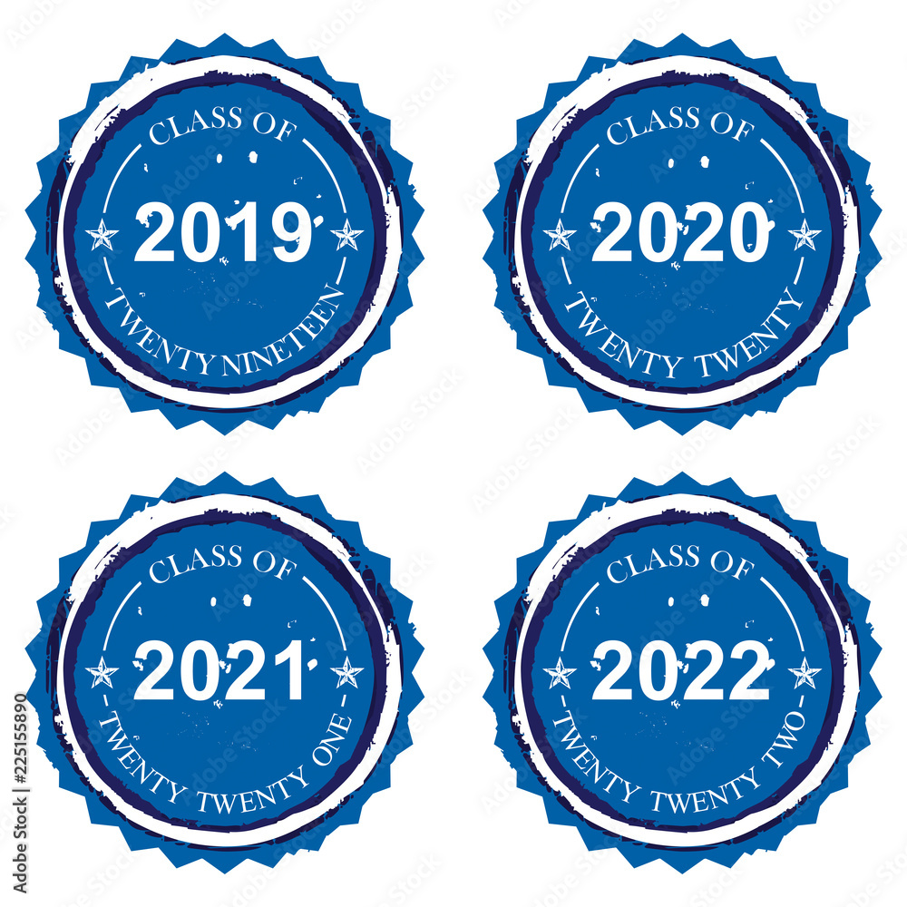 Class Of 2022 Blue And White