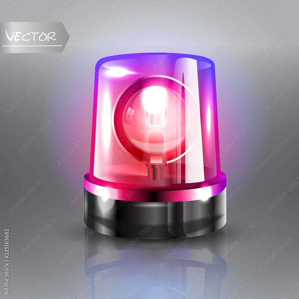 Police Siren Background