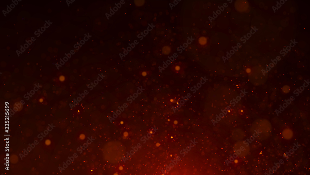 Dust particles. Abstract particle background. Dots background. 4k ...