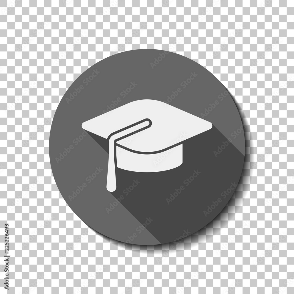 Graduation Cap Circle Icon