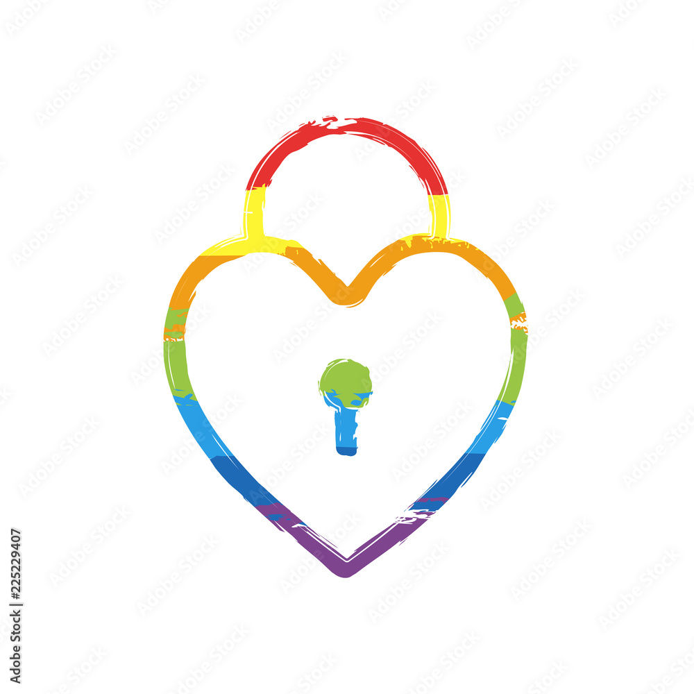 How To Draw A Heart With A Lock And Key Step By Step