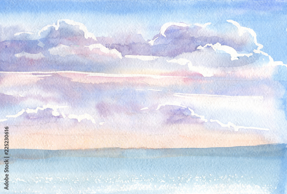 Early Morning Sky Painting