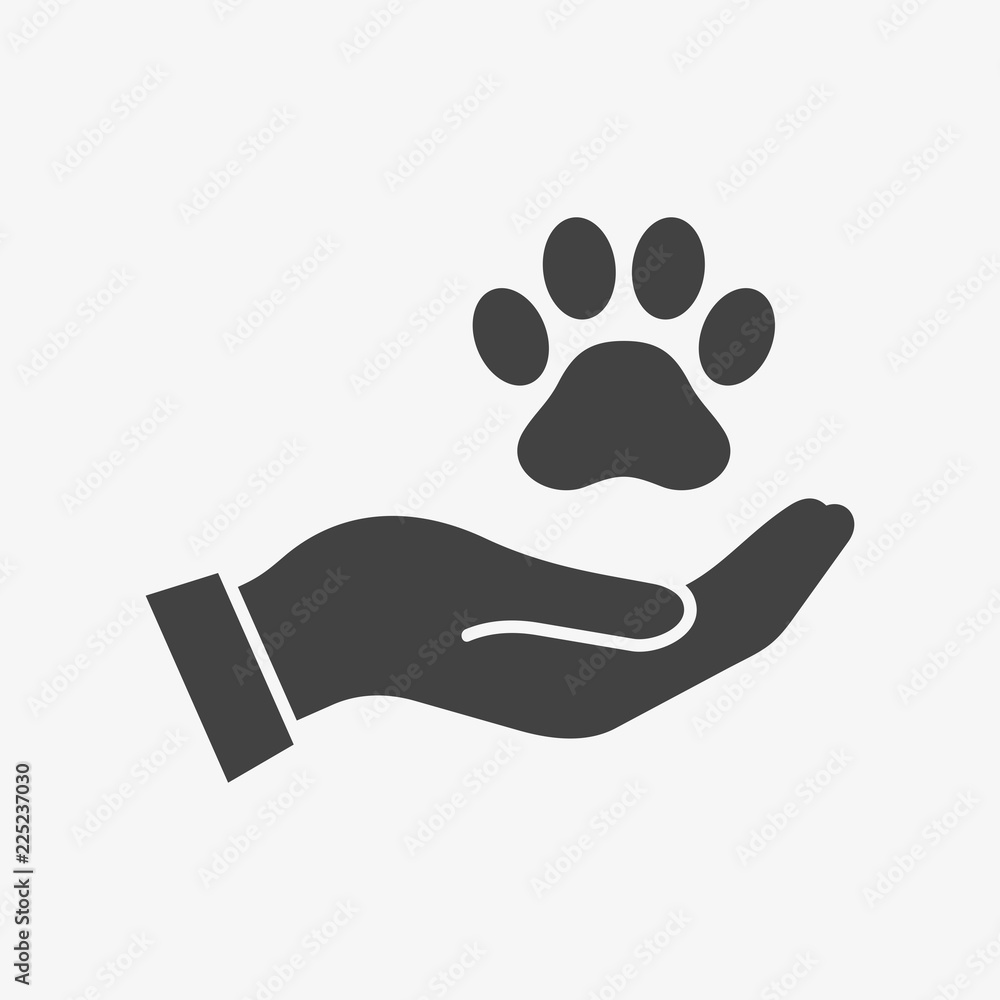 Pet care vector icon Stock Vector | Adobe Stock