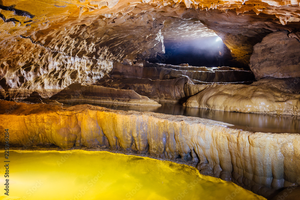Beautiful Cave Lakes
