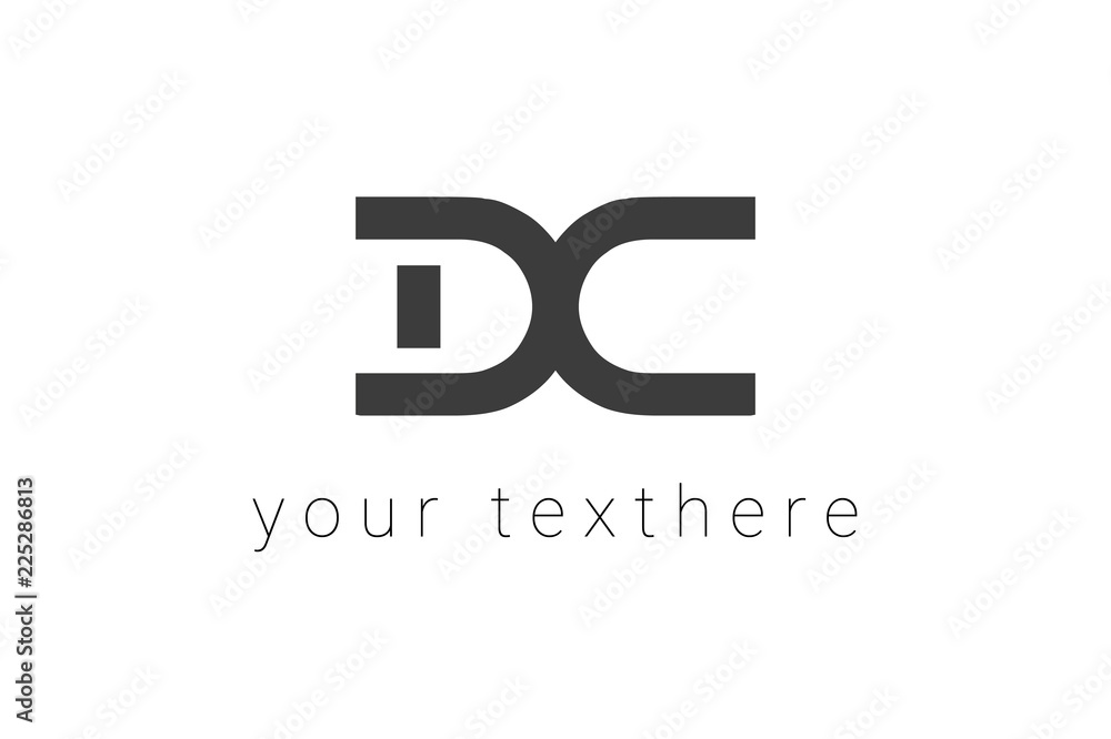 DC logo Stock Vector | Adobe Stock