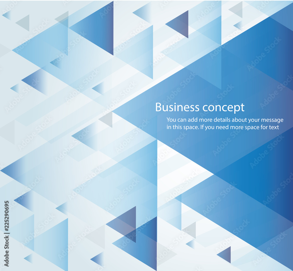 abstract blue triangle background wallpaper vector illustration Stock ...