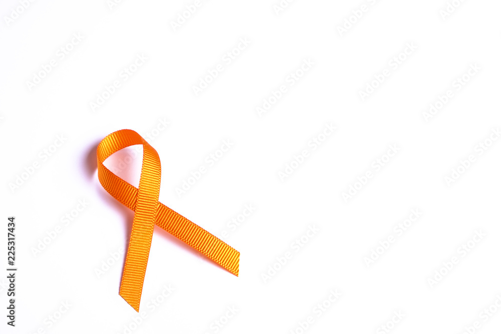 Orange ribbon, international symbol to raise awareness about self harm ...