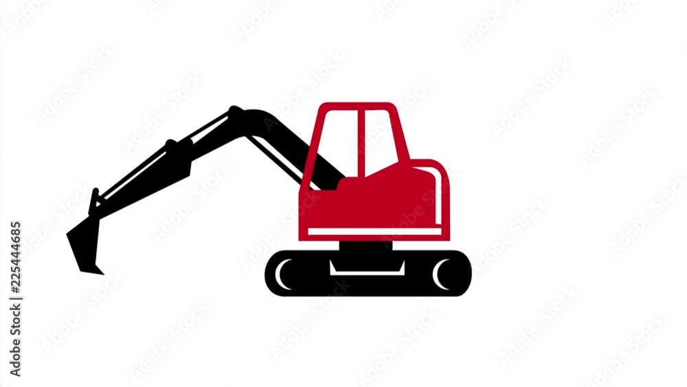 Vidéo Stock 2d Animation motion graphics showing a retro style ...