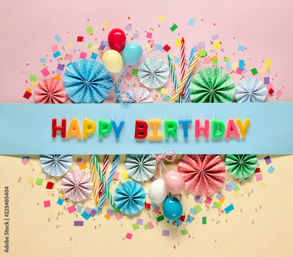 Birthday party decoration Stock Photo | Adobe Stock