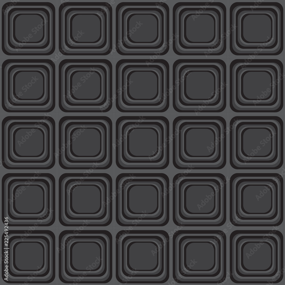 Vector seamless texture with rounded squares looking like old tv Stock ...