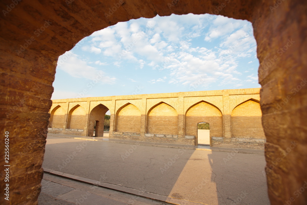 Sights of Iran: Si-o-se Pol Bridge is a stone double-deck arch bridge ...