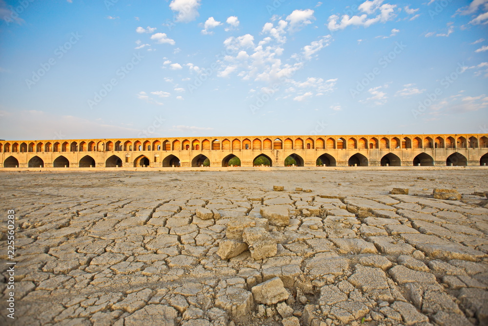 Sights of Iran: Si-o-se Pol Bridge is a stone double-deck arch bridge ...