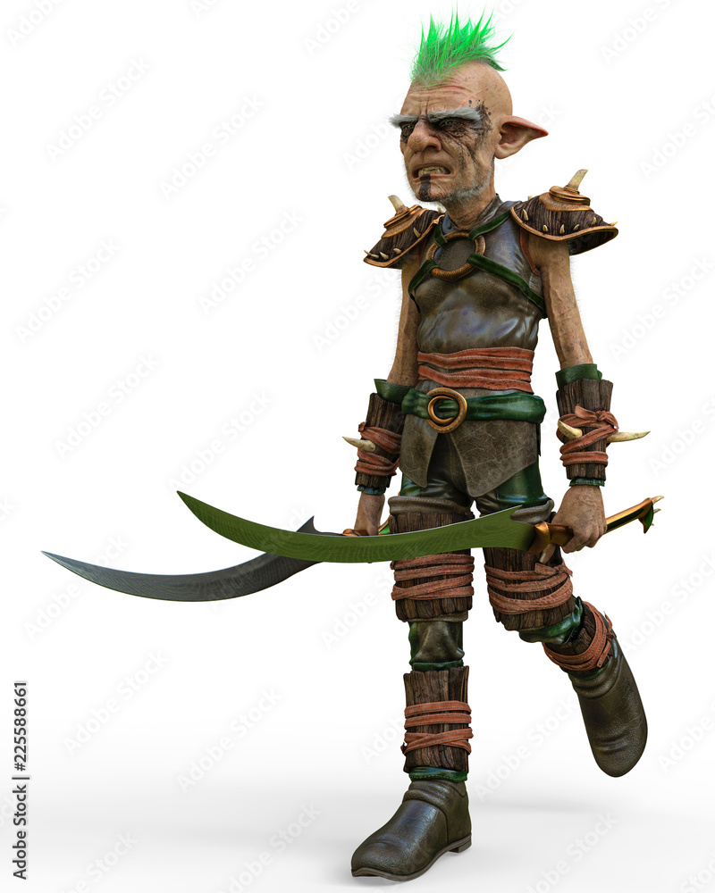 elf warrior defender in a white background Stock Illustration | Adobe Stock