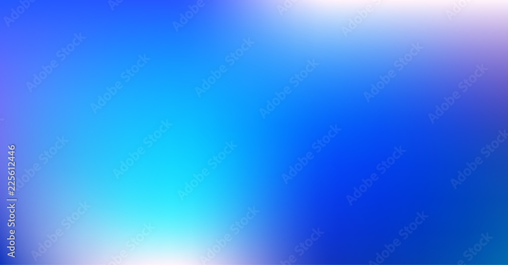 Purple Blue Gradient Vibrant Dreamy Vector Background. Sunrise, Sunset ...
