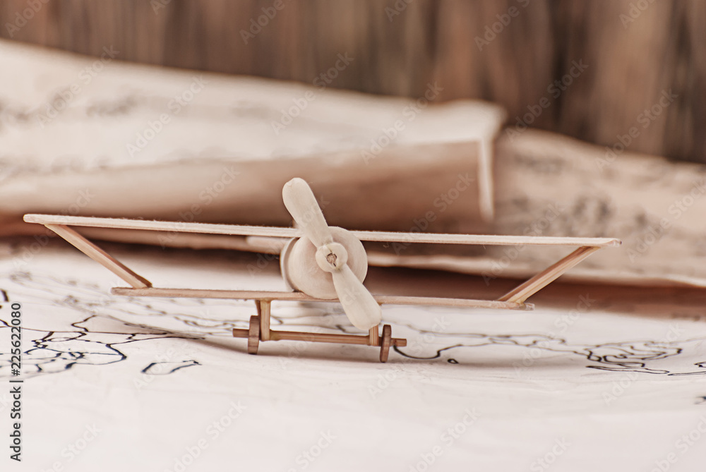 Vintage map with direction signs Stock Photo | Adobe Stock
