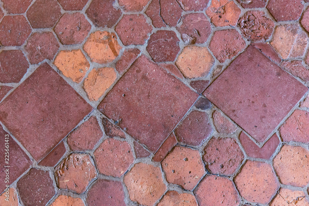 Red Brick Floor Texture