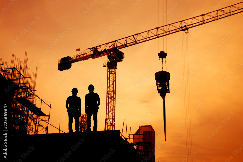 Construction worker working on a construction site,for construction ...