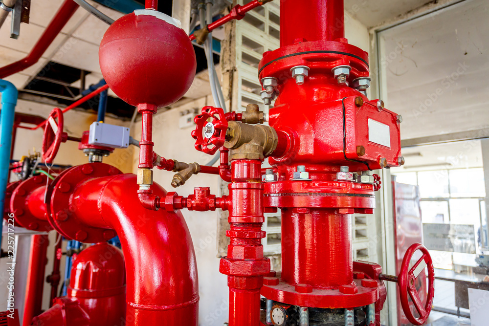 Diesel engine fire pump, Industrial fire extinguishing system with ...