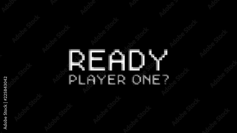 Ready Player One Message For Game UI/ Animation of a ready player one ...