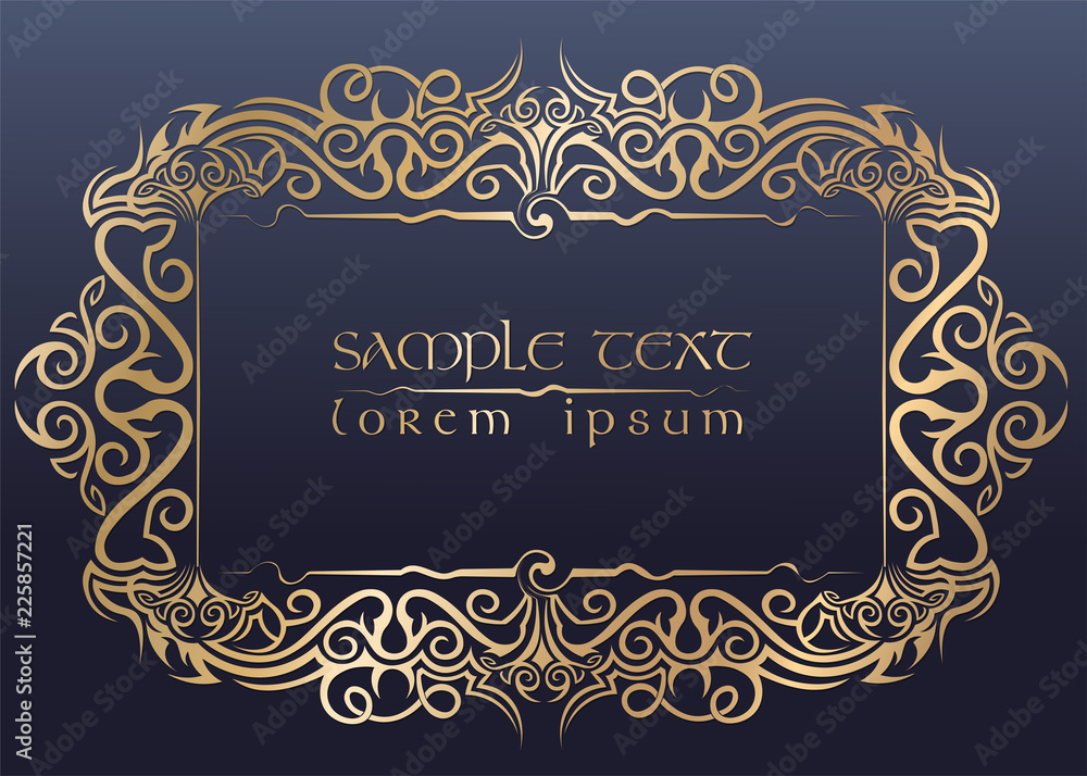 Celtic Gold Frame