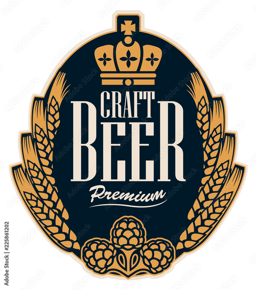 Budweiser Label Vector