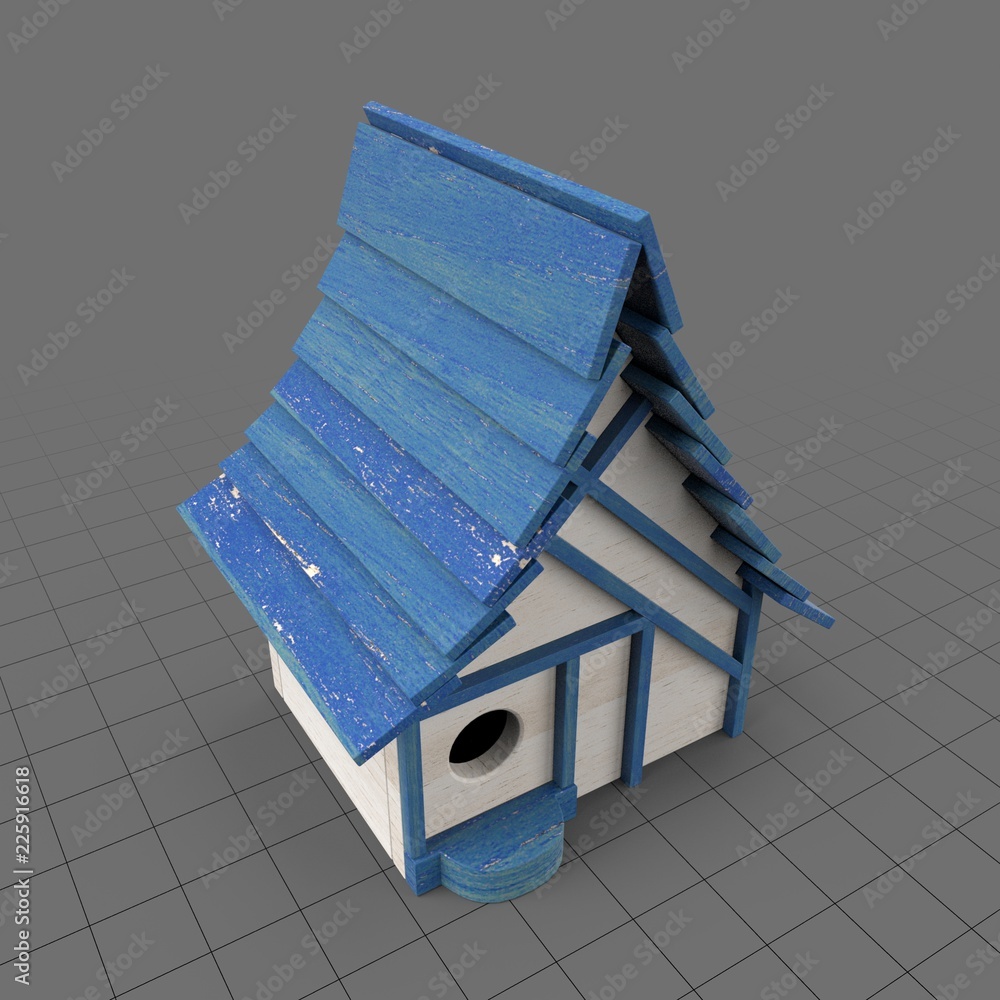 Birdhouse Stock 3D asset | Adobe Stock