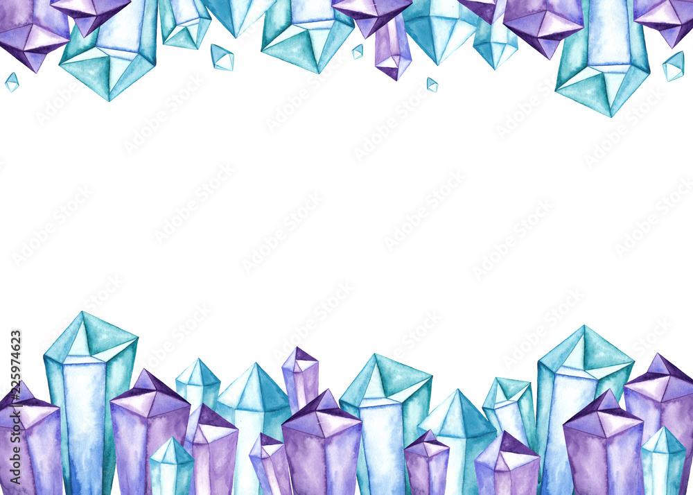 Crystal Cluster Painting